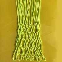 China Customized Logo Availabled Nylon Basketball Net for Outdoor Matches in White Blue Red for sale