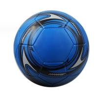 China Custom Logo PVC Machine Sewn Training Soccer Ball Size 5 Official Football with Design for sale