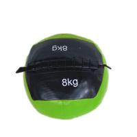 China Custom logo black leather medicine ball Training Exercise soft Wall Ball for sale