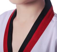 China 35%Cotton 65%Polyester Martial Arts Wear Taekwondo Dobok WTF Uniform White Kids Adults Dobok Suit for sale