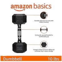 China Cast Iron Rubber Coated Hex Dumbbells for Gym Equipment Weightlifting Fitness Training for sale