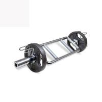China 2inch Weightlifting Gym Equipment Multi Handle Grip Swiss Barbell Bar Silver for sale
