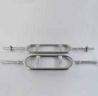 China 50MM 34INCH Solid Barbell Bar for Unisex Tricep Press Down Bar Chrome Weight Lifting for sale