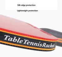 China 170g Custom Logo Sports Team Rubber Pingpong Racket with Balls Table Tennis Paddle Set for sale