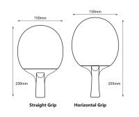 China Hot Sale Professional Table Tennis Racket 2pcs Set 3 balls Pingpong Rackets for sale