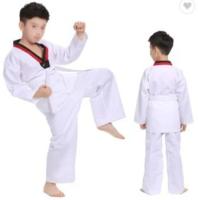 China Sample Free Shipping ITF Master or Instructor Taekwondo Uniform with Customized Logo for sale