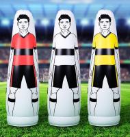 China Custom Logo Support PVC Inflatable Football Training Goalkeeper Mannequin Equipment for sale