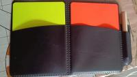 China Soccer Referee Cards Portable Referee Warning Card PVC Referee Red and Yellow Card for sale