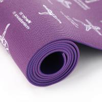 China Wholesale Instructional Yoga Mat with Poses Printed Eco friendly PVC sports mat home gym cork PVC Yoga Mats for sale