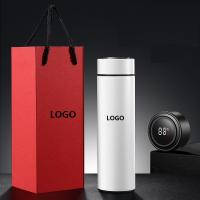 China 500ml LED Temperature Display Thermos Cups Customized Designs for Smart Water Bottle for sale