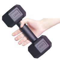 China Custom Logo Dumbbells Color 5KG Cement Dumbbells For Women Sand Plastic Cement Dumbbell for sale