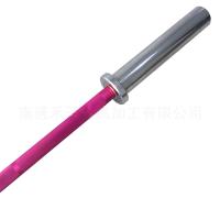 China 1.5m Length Black Zinc Barbell Ideal for Standard Weight Lifting at Home Training for sale