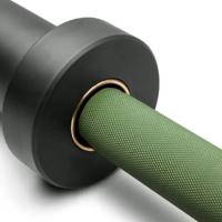 China 1.5m Length Black Zinc Barbell Ideal for Standard Weight Lifting at Home Training for sale