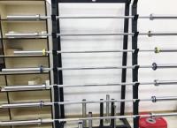 China 86 inch black Weight Lifting Barbell Bar For Home gym 7ft chrome power lifting barbell bars for sale
