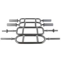 China Hot Selling Steel Chromed Threaded Rod Ez Barbell Curl Barbell Bar Gym Home 1.8M 1.5M 1.2M Weightlifting Barbell Bar for sale