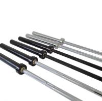 China Hot Selling Steel Chromed Threaded Rod Ez Barbell Curl Barbell Bar Gym Home 1.8M 1.5M 1.2M Weightlifting Barbell Bar for sale