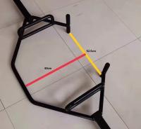 China Weight Lifting 1.4M Steel Hexagon Hex Bar Standard 1 Inch Deadlift Barbell Bar with Collar for sale