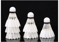 China Durable Duck Feather 6 In 1 Training Entertainment Shuttlecock Badminton for sale