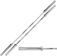 China Gym Fitness Alloy Steel Chrome Weightlifting Barbell Bar 2.2M with Customized Logo for sale