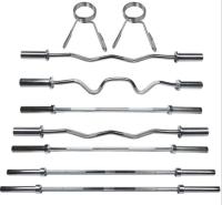 China Gym Fitness Alloy Steel Chrome Weightlifting Barbell Bar 2.2M with Customized Logo for sale