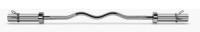 China Gym Fitness Alloy Steel Chrome Weightlifting Barbell Bar 2.2M with Customized Logo for sale