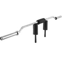 China 21KG Universal Foam Handle 2.2M Gym Weight Lifting Squat Barbell Bar with Knurled Handle for sale