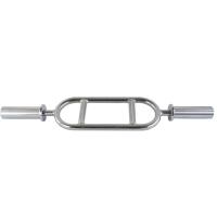 China High Quality Chrome Triceps Bar Weight Lifting Bar for Barbell for sale