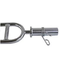 China High Quality Chrome Triceps Bar Weight Lifting Bar for Barbell for sale