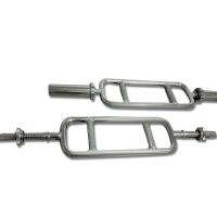 China High Quality Chrome Triceps Bar Weight Lifting Bar for Barbell for sale