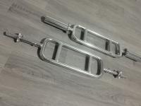 China High Quality Chrome Triceps Bar Weight Lifting Bar for Barbell for sale