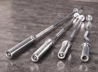China Unisex Black Chrome Barbell Straight Curved Steel Bar for Fitness Training Equipment for sale