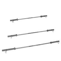 China Unisex Black Chrome Barbell Straight Curved Steel Bar for Fitness Training Equipment for sale