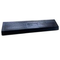 China Rubber Squat Wedge Calf Block Ramp 70*16*5cm for Full Motion Squat Exercise in Black for sale