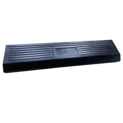 China Rubber Squat Wedge Calf Block Ramp 70*16*5cm for Full Motion Squat Exercise in Black for sale