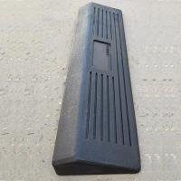 China Rubber Squat Wedge Calf Block Ramp 70*16*5cm for Full Motion Squat Exercise in Black for sale