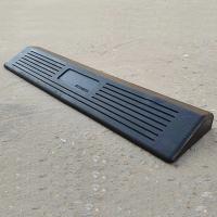 China Rubber Squat Wedge Calf Block Ramp 70*16*5cm for Full Motion Squat Exercise in Black for sale
