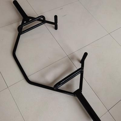 China Silver/Black Barbell Bar for Design Weightlifting Power Fitness Open Squats Deadlifts for sale