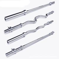 China Steel Material Barbell EZ Curl Bar for Fitness 300LB Capacity 8.5kg Weight at Gym for sale