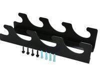 China Gym Wall Mounted Barbells Storage Rack Weight Bar Holder with Customized Logo Design for sale