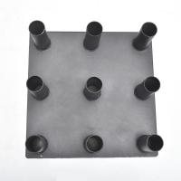 China Wholesale Vertical Barbell Stand 50mm Metal Barbell Bar Racks Storage 9 Holes Barbell Rack Bar Holder for sale