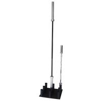 China Wholesale Vertical Barbell Stand 50mm Metal Barbell Bar Racks Storage 9 Holes Barbell Rack Bar Holder for sale