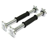 China Hot Sale Chromed Dumbbell Bar Dumbbell Handle Screw Thread Dumbbell Bar for sale