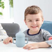 China Newborn Elephant Sippy Cup Personalized Sippy Cups With Handles for sale