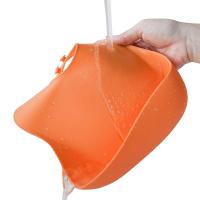 China Unisex BPA Free Silicone Feeding Bibs That Catch Food CPSIA Approval for sale