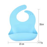 China Unisex BPA Free Silicone Feeding Bibs That Catch Food CPSIA Approval for sale