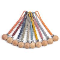 China Soothie Chewable Dummy Clip Pacifier Clips Silicone Teething Beads for sale