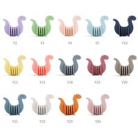 China 6PCS Baby Silicone Toys Building Blocks Dinosaur CE / EN71 / FDA for sale