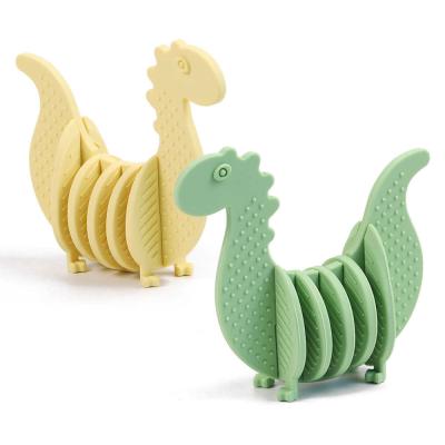 China Kids Educational Soft Silicone Building Blocks Animal Shape Silicone Blocks for sale