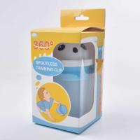 China SpillProof Kids Silicone Cup Autonomous Silicone Sippy Cup With Handles for sale