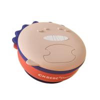China Round Silicone Feeding Bowl Dinosaur Weaning Sets Silicone for sale
